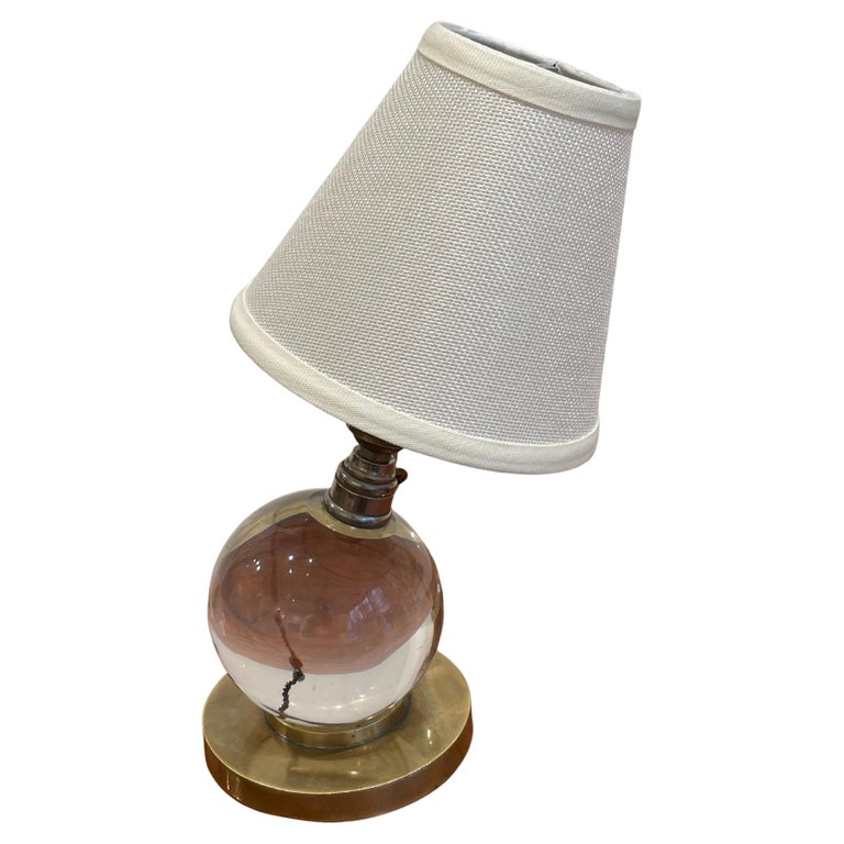 Lampe de bureau moderniste emblématique de Jacques Adnet pour Baccarat ...
