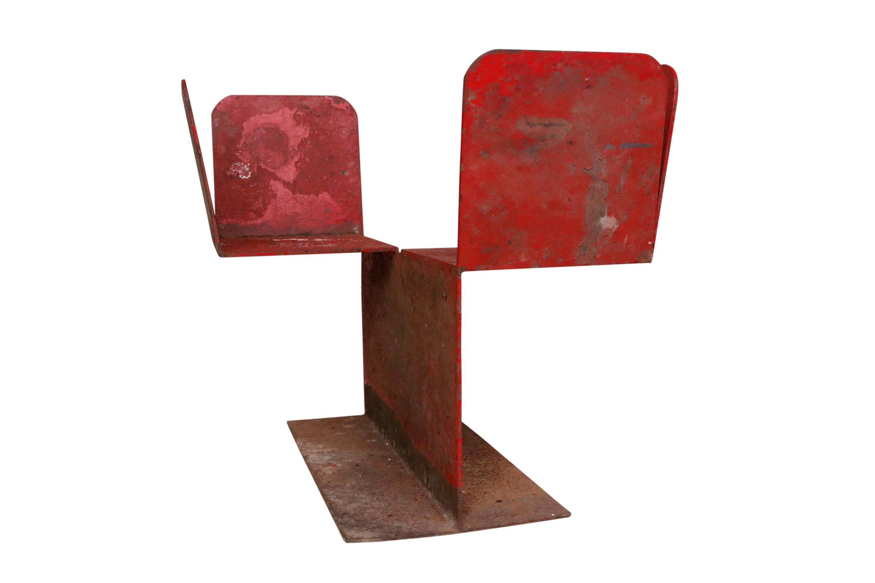 Iconic New York City Steel Bench at 1stDibs