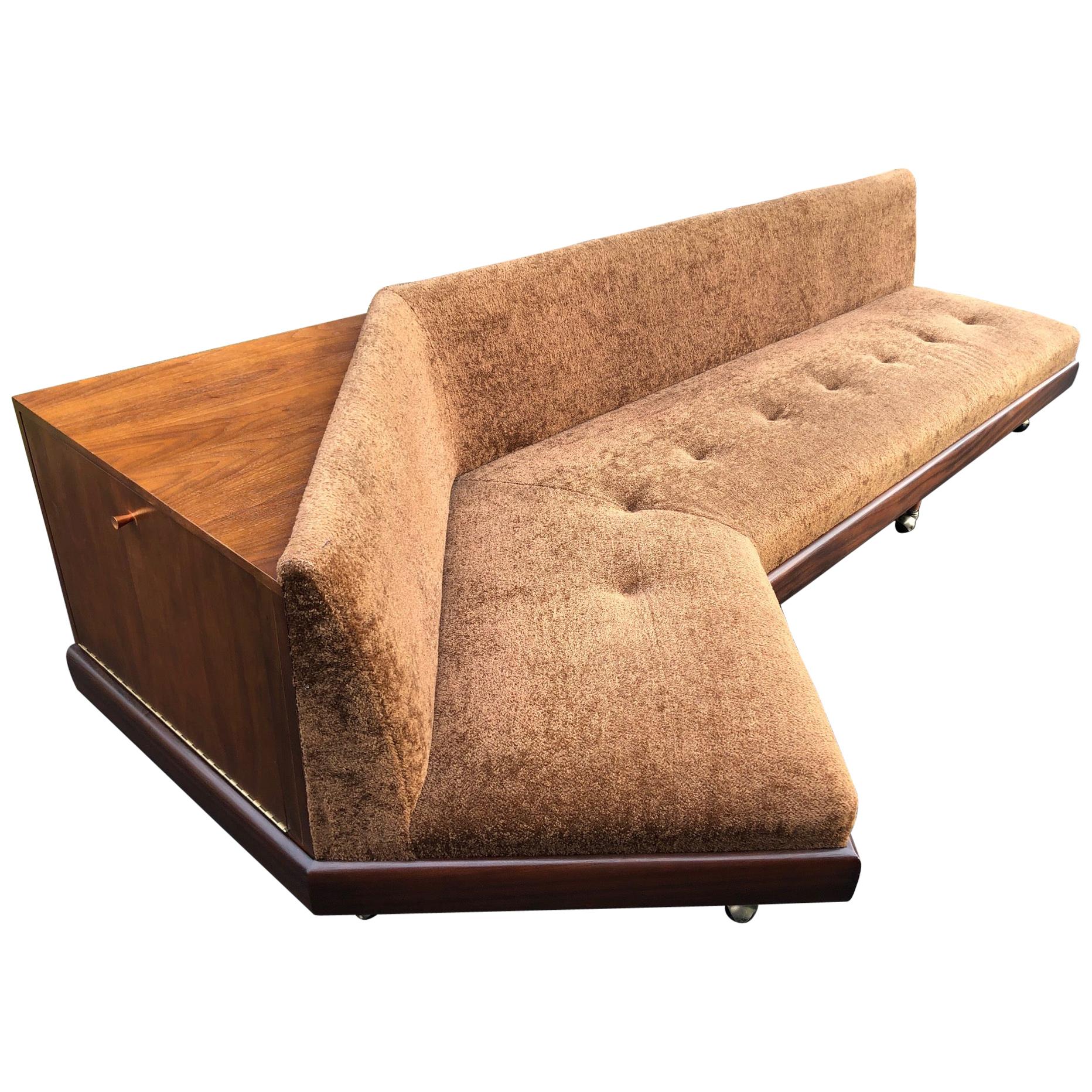 Iconic Oversized Adrian Pearsall "L" Sofa with Compartment, USA, 1960s ...