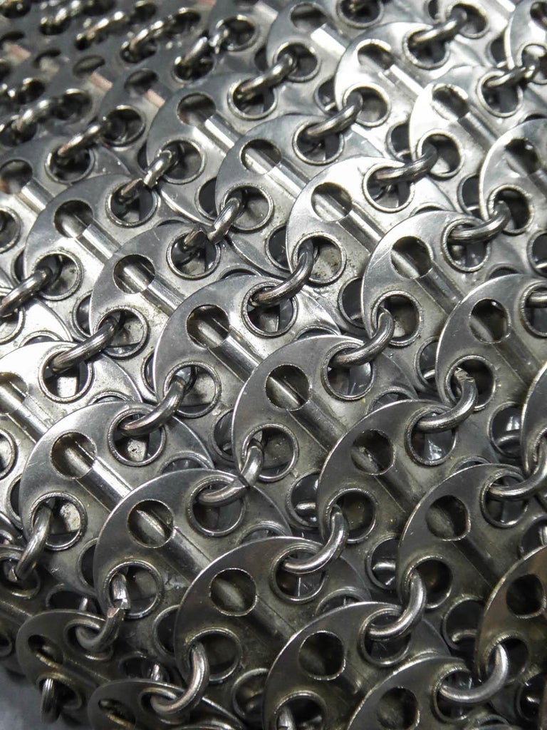 Iconic Paco Rabanne Steel Bag Circa 1968 at 1stDibs