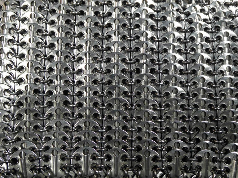 Iconic Paco Rabanne Steel Bag Circa 1968 at 1stDibs