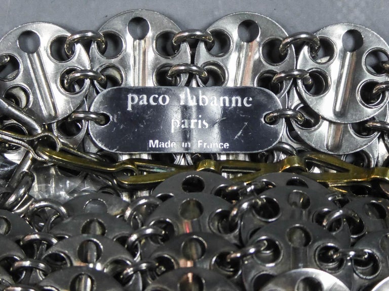 Iconic Paco Rabanne Steel Bag Circa 1968 at 1stDibs