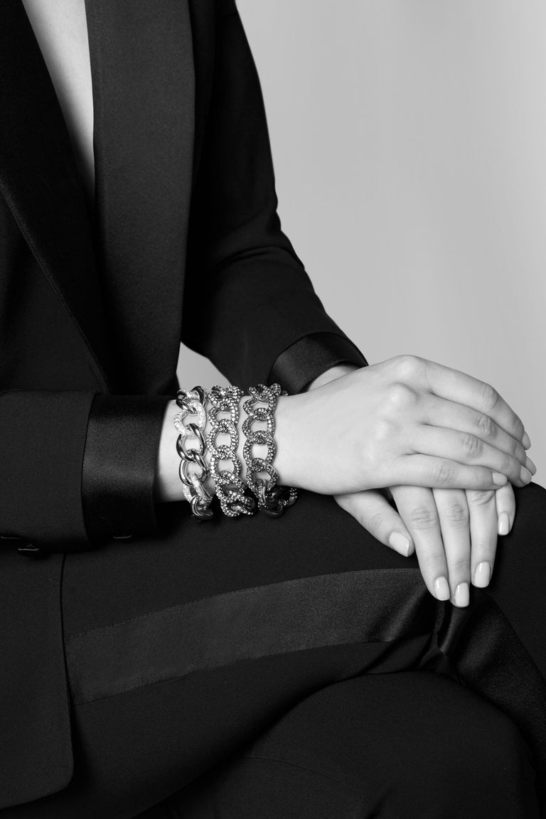 Iconic Pomellato Diamond and Gold Chain Bracelet Necklace Earrings Ring ...