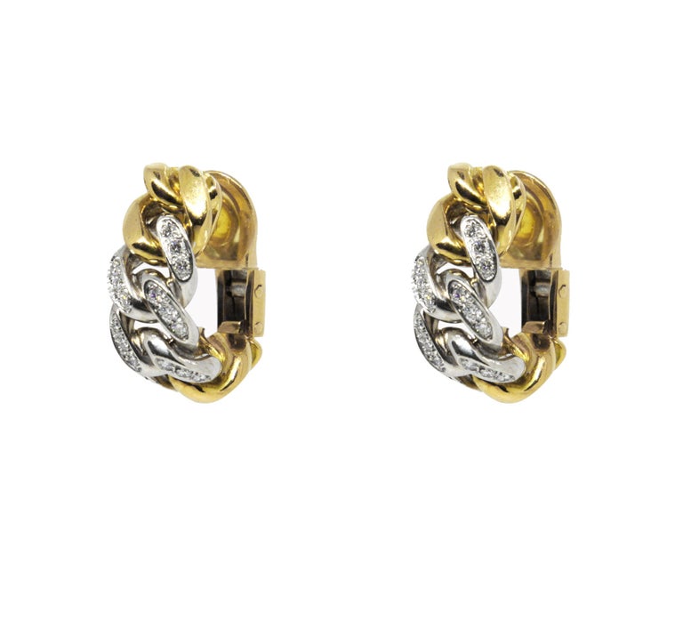 Iconic Pomellato Diamond and Gold Chain Bracelet Necklace Earrings Ring ...