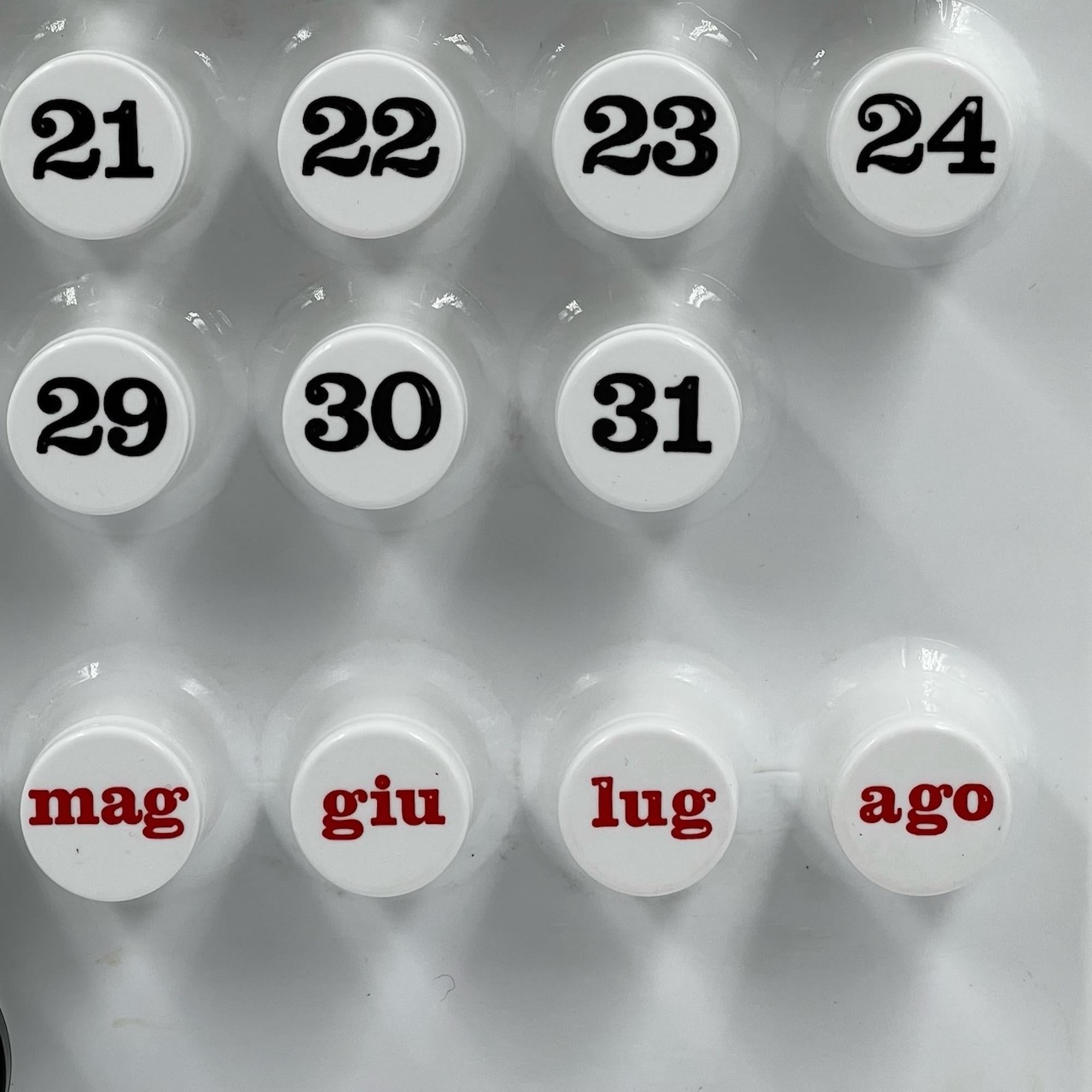 Iconic Ring-a-date Calendar Euroway Torino-Space Age 70s Home Decor For ...