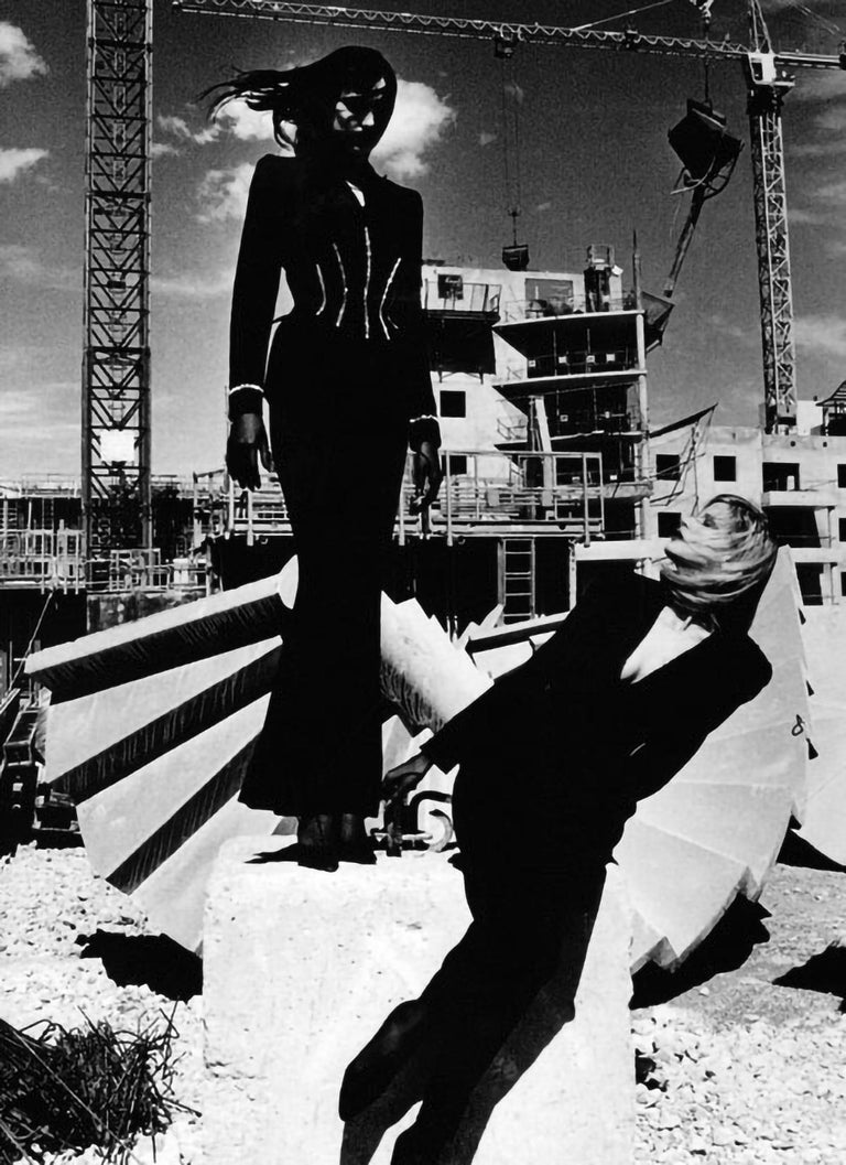 ICONIC Thierry Mugler FW 1998 Crystal Jacket Ensemble Famous Helmut ...