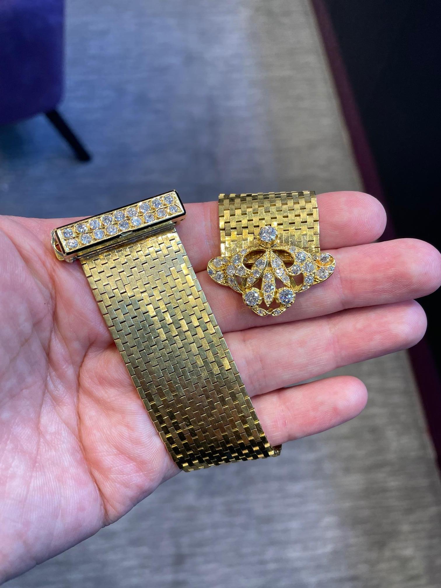 Iconic Van Cleef and Arpels Ludo Diamond Bracelet For Sale at 1stDibs ...