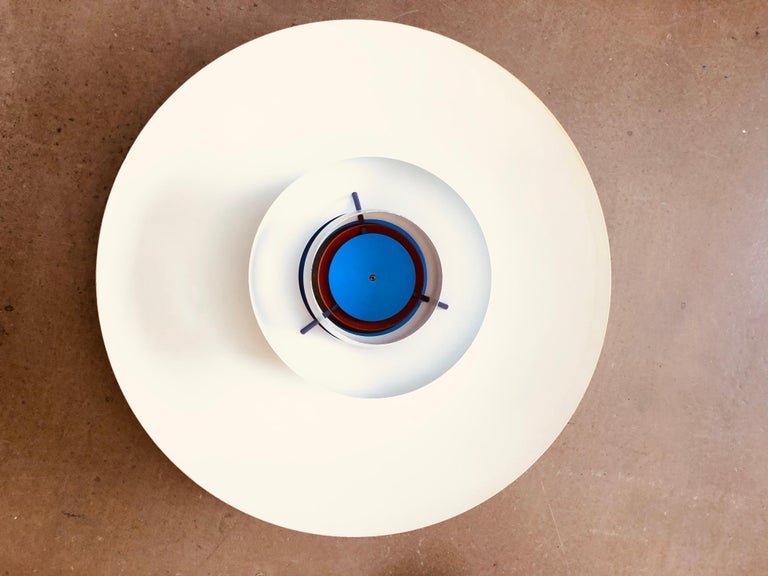 Iconic Vintage Ph5 Chandelier for Louis Poulsen of Dk with Abstract Art ...