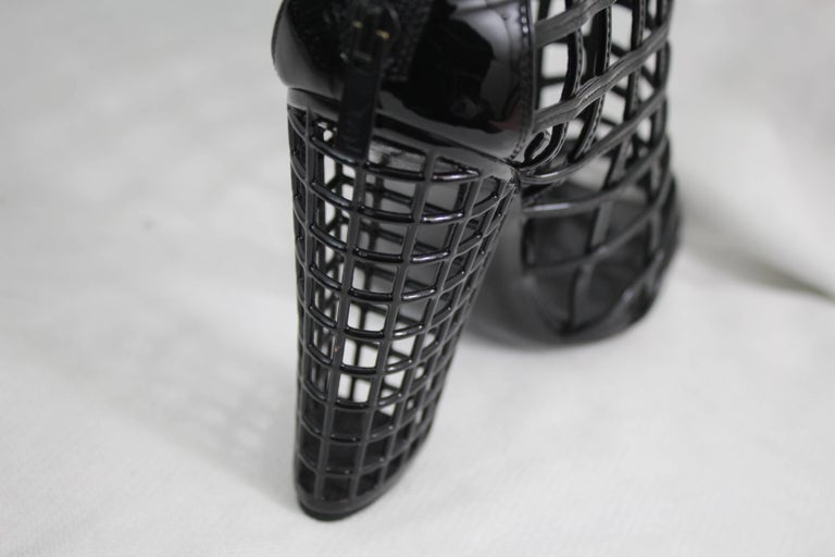 Iconic YSL by Stefano Pilatti Cage boots size 38. New never used at ...