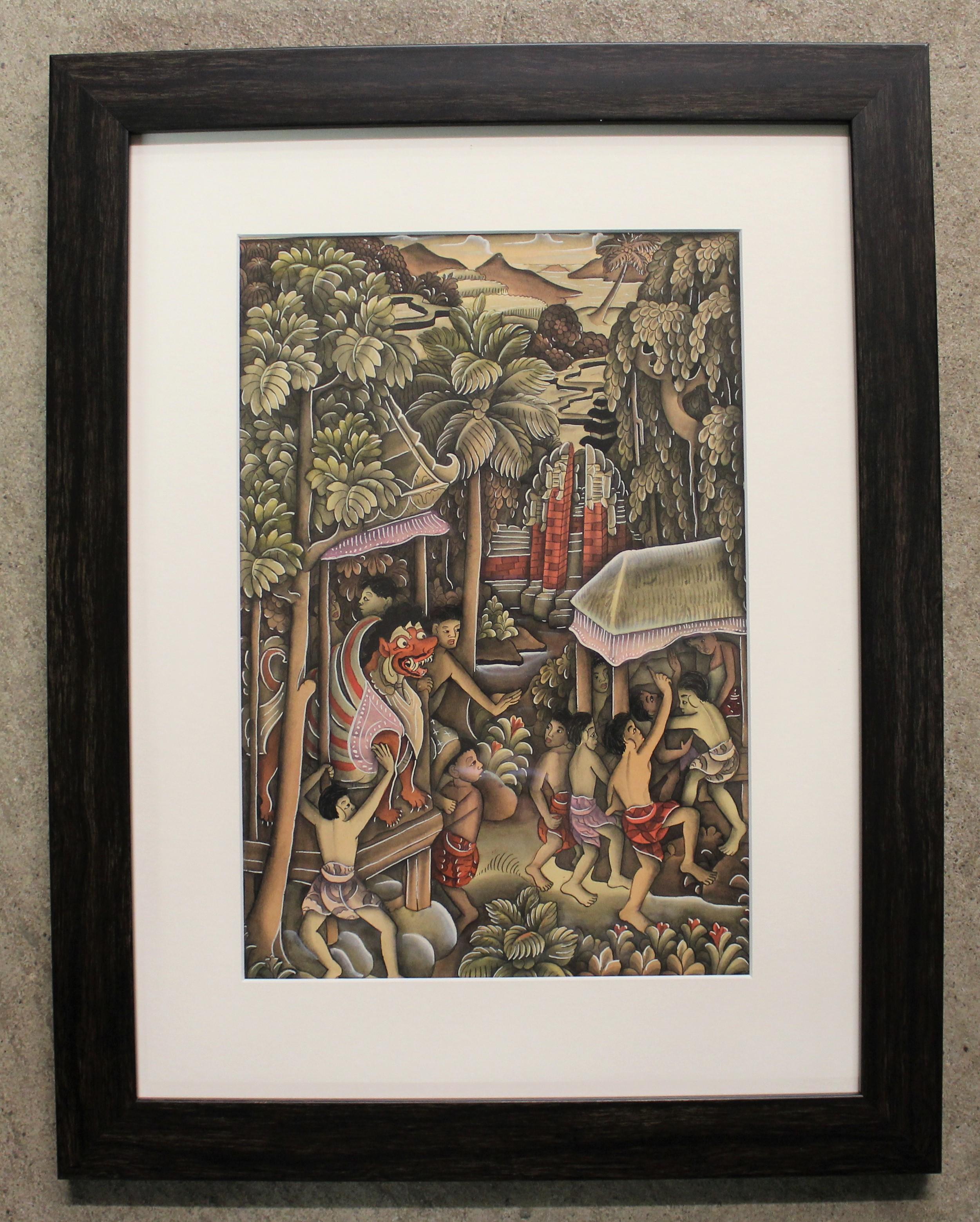 Ida Bagus Made Terang Painting For Sale at 1stDibs