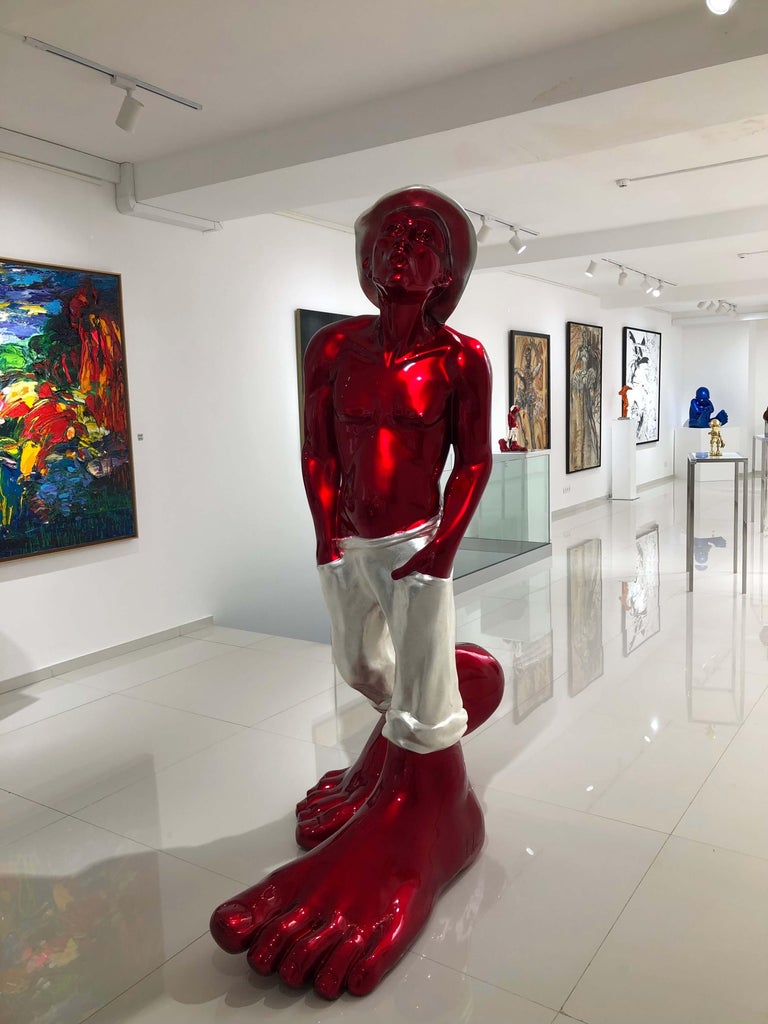 Idan Zareski - Le Siffleur 220 - Resin Sculpture, 2022 For Sale at 1stDibs