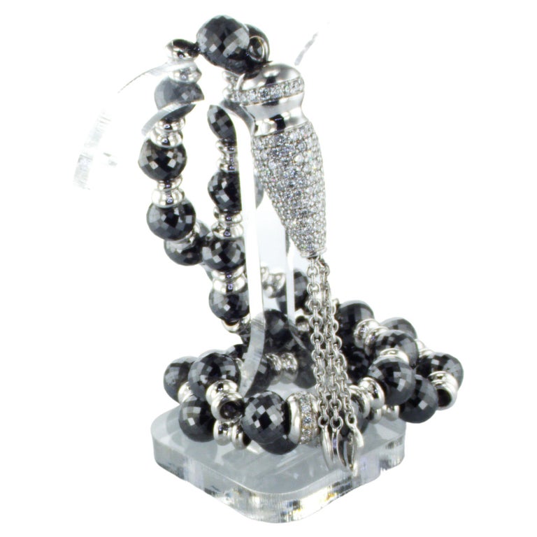 IDL Certified 18k White Gold Misbah 44.84 Gr with 262 Natural Diamonds ...