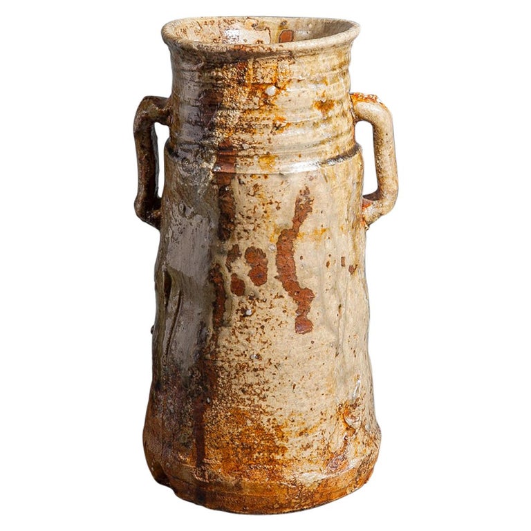 Iga-ware Earthenware Flower Container For Sale at 1stDibs