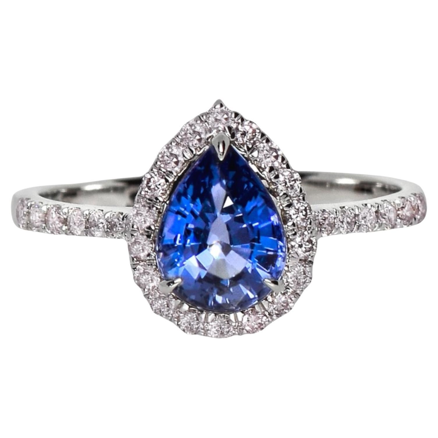 IGI 14K 1.51 Ct Color Change Blue Spinel&Pink Diamonds Antique ...