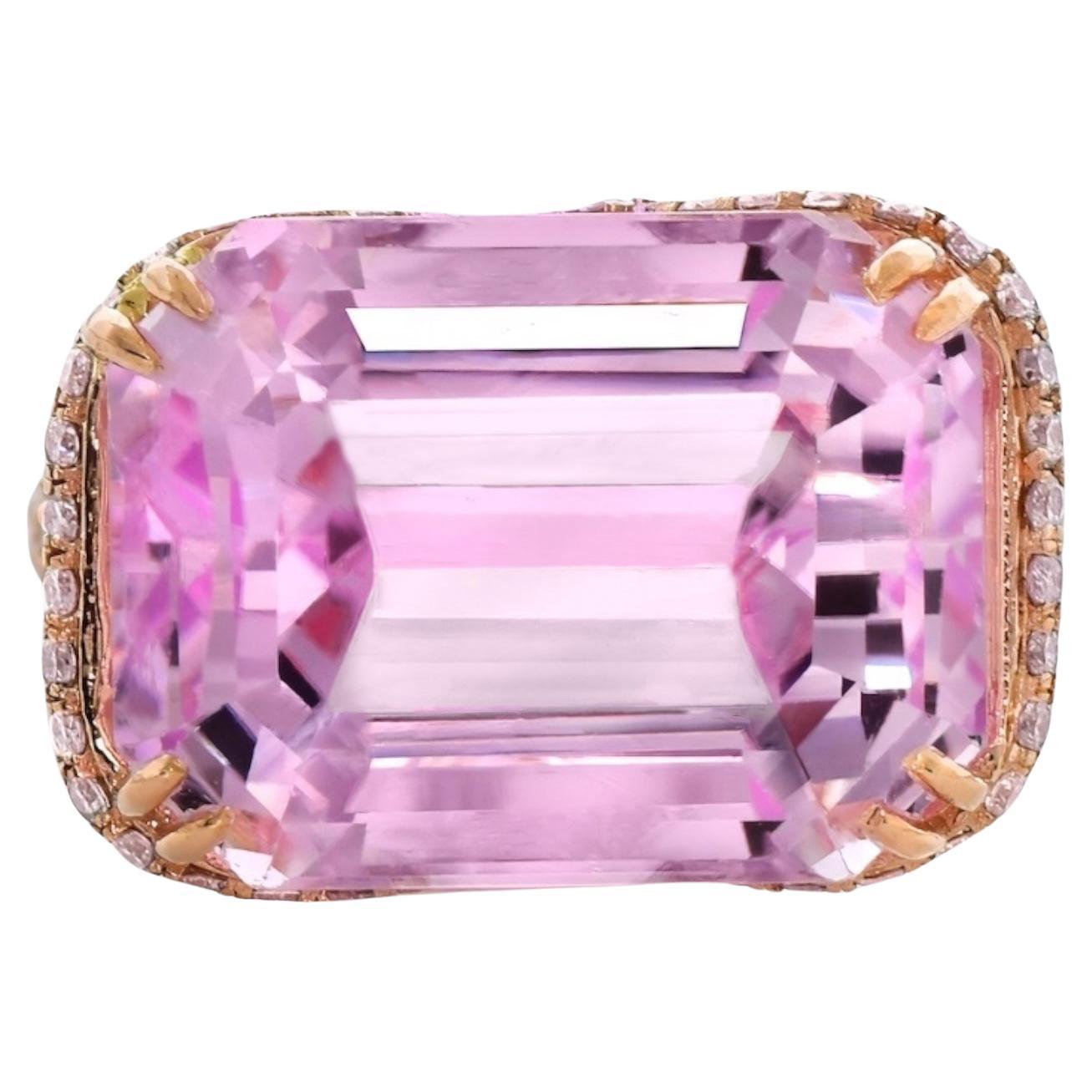 Antique Kunzite Rings - 288 For Sale at 1stDibs | kunzite rings for ...