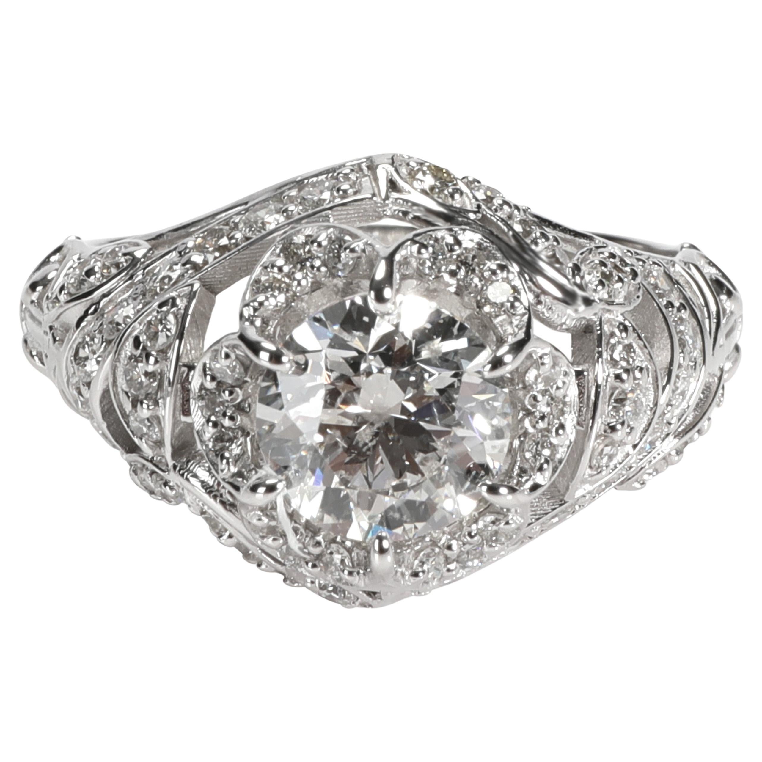 AGS Certified James Allen Diamond Engagement Ring in 14 Karat Rose Gold ...
