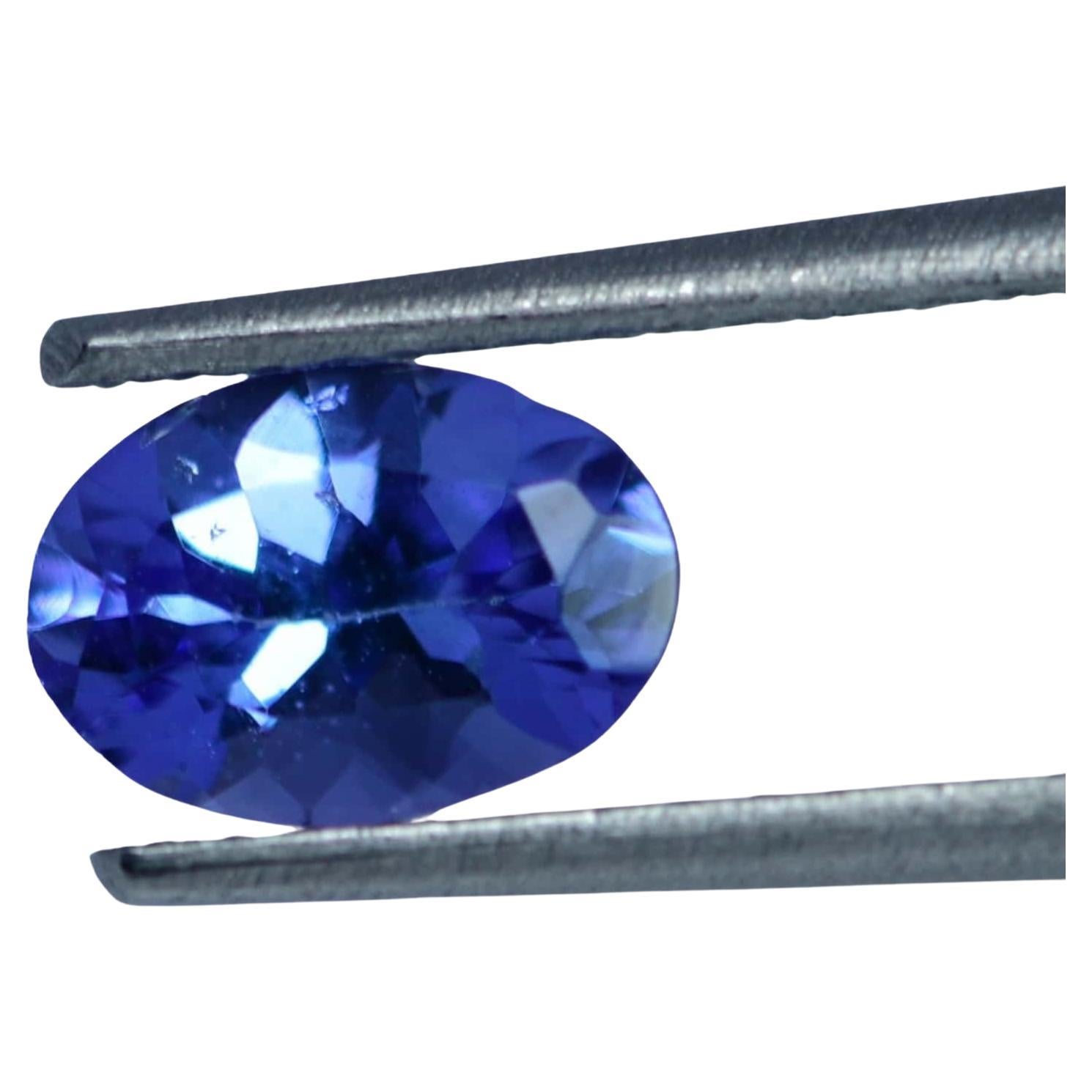 IGI Certified Natural Tanzanite of 0.81 Carat For Sale at 1stDibs