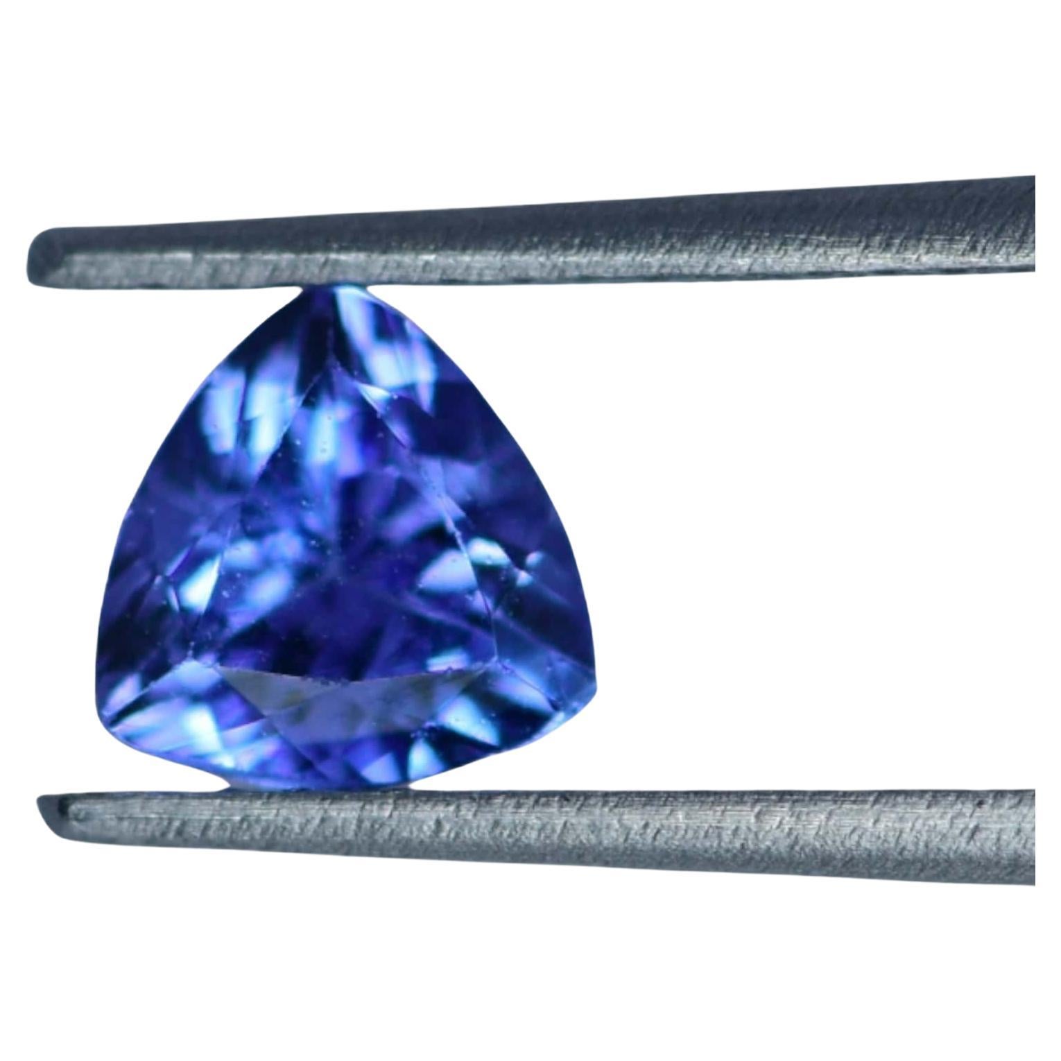 IGI Certified Natural Tanzanite of 0.81 Carat For Sale at 1stDibs