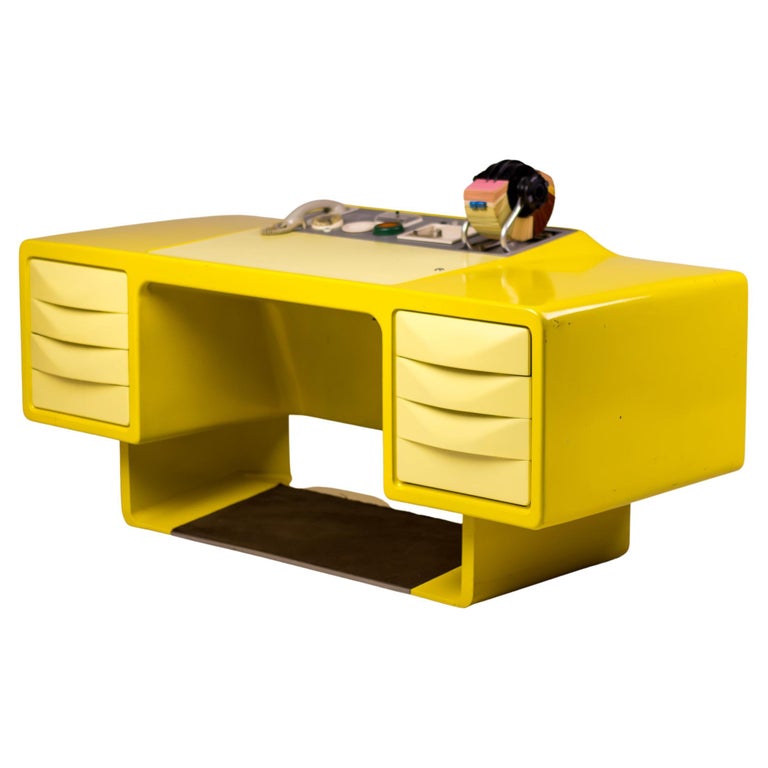 IGL Design Monumental Fibreglass Directors Desk by Wilhelm Werndl For ...