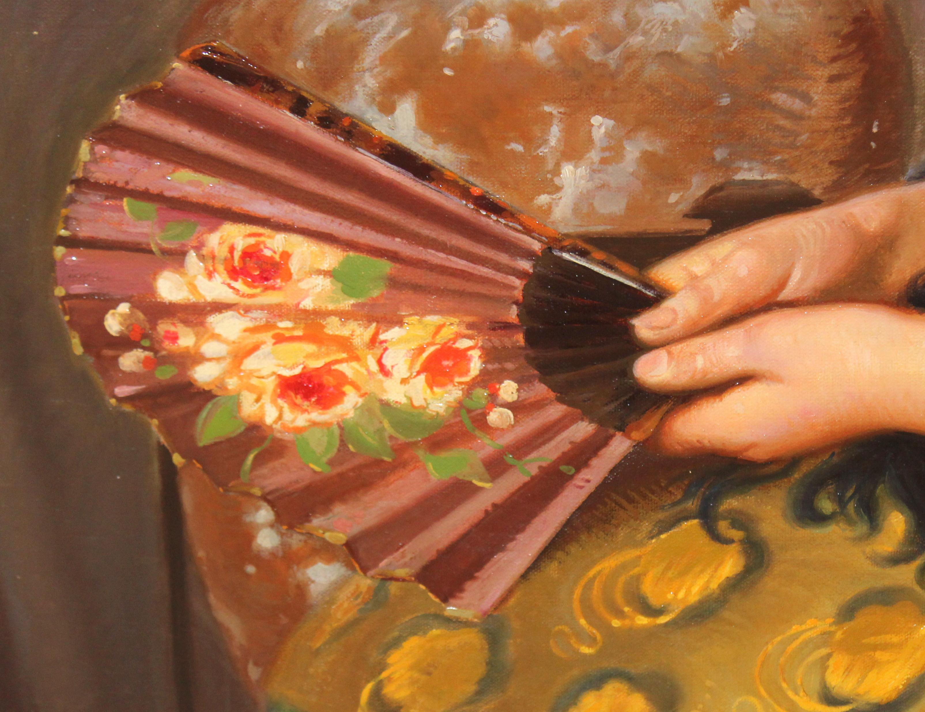 Ignacio Agudo Clara - Retrato de una Ibicenca - Óleo sobre tela - Año ...