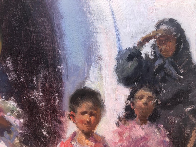 Ignacio Gil Sala - people from ibiza Spain oil on canvas painting ...