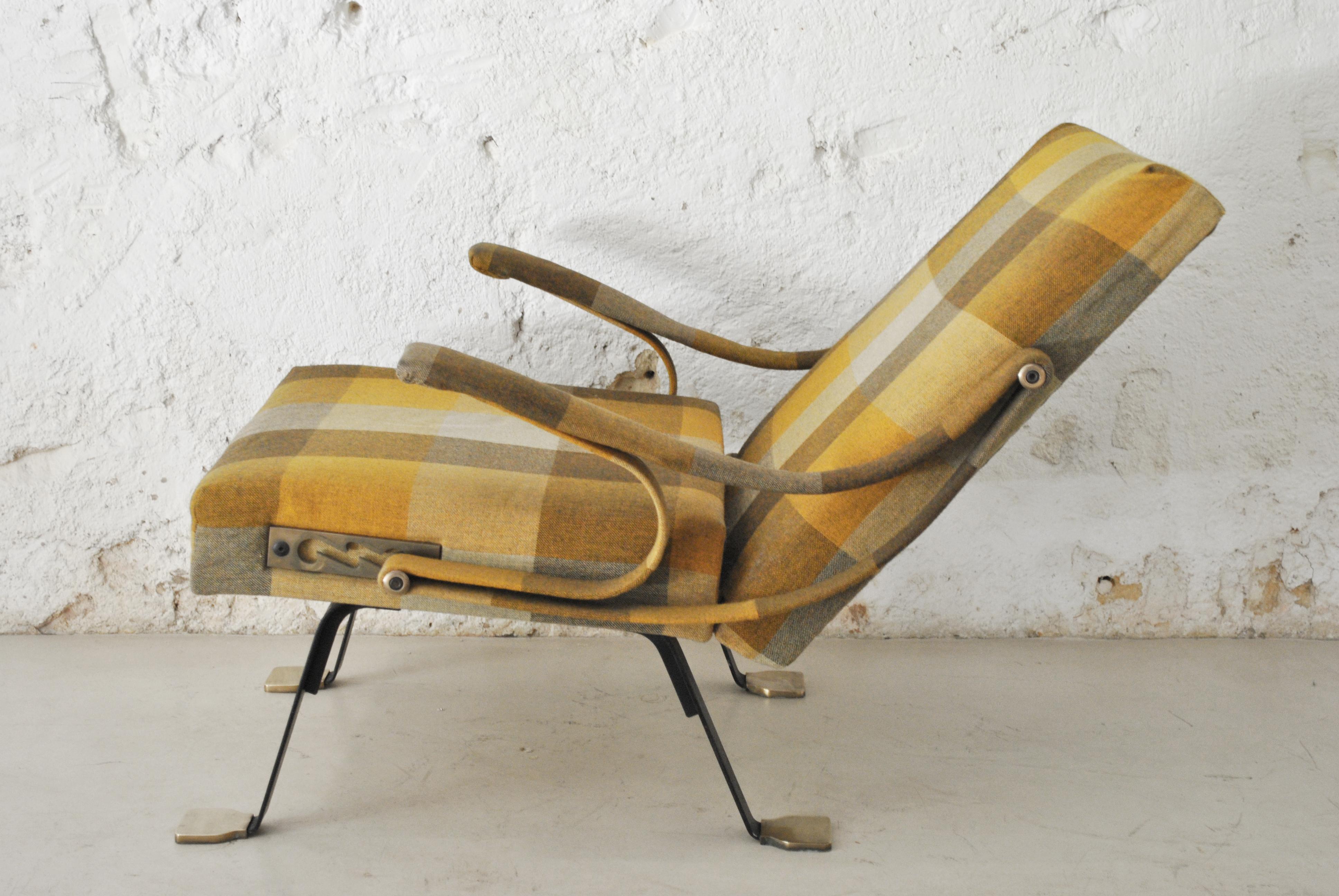 Ignazio Gardella, Digamma reclining armchair for Gavina 1950s at ...