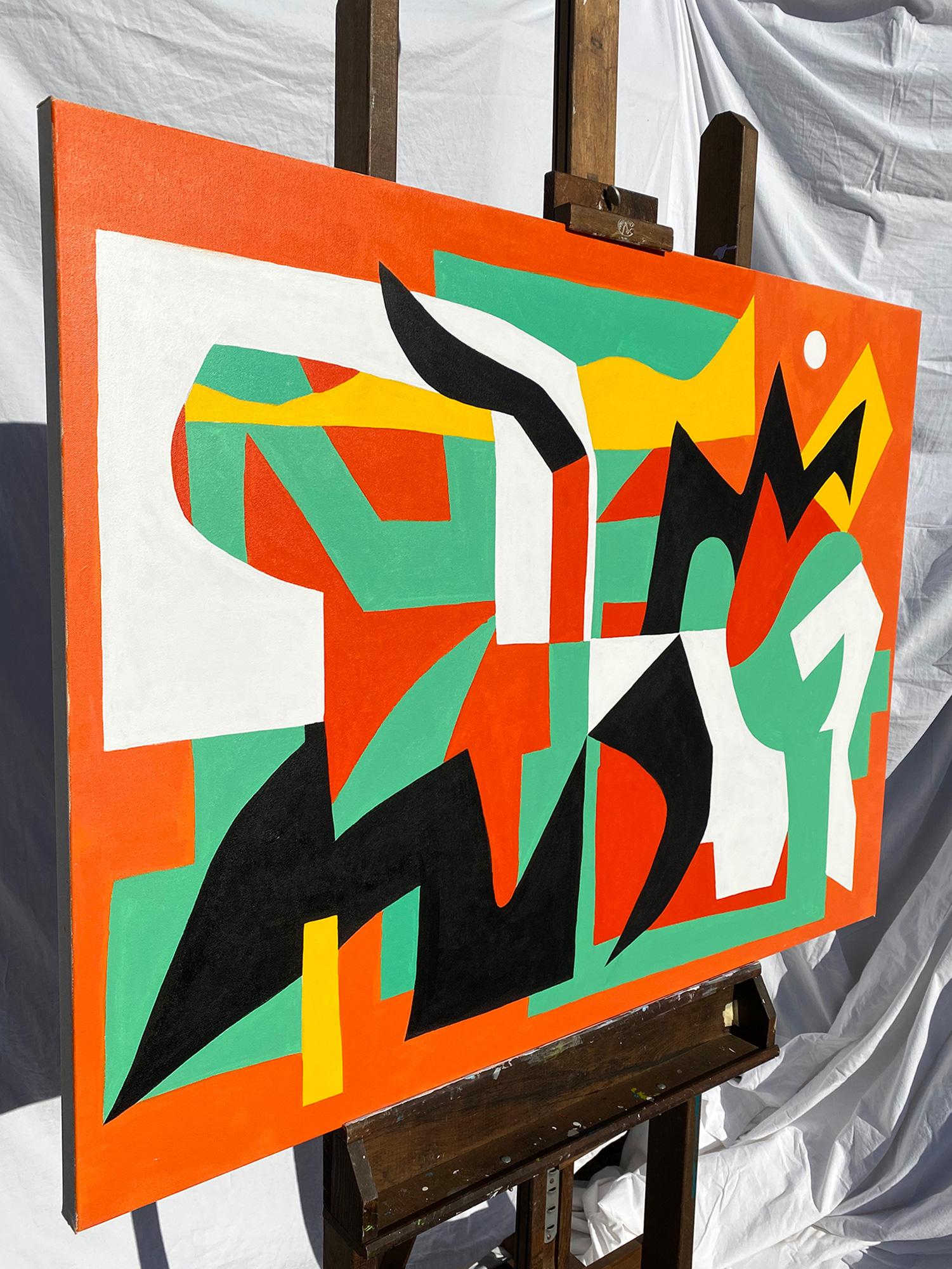 Igor Dukic - Jersey City, Abstract Painting For Sale at 1stDibs