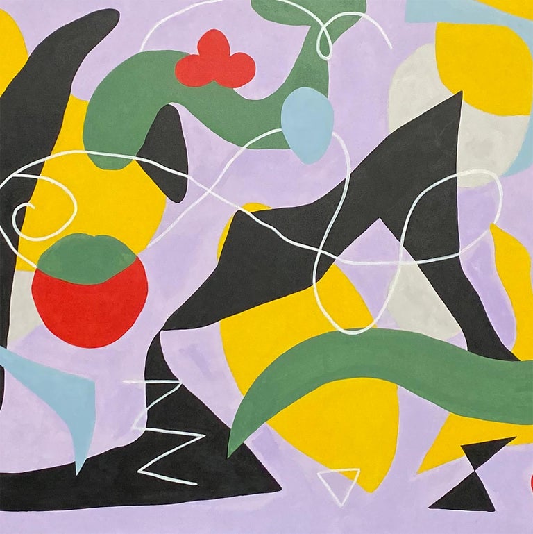 Igor Dukic - Play of Wisdom, Abstract Painting For Sale at 1stDibs