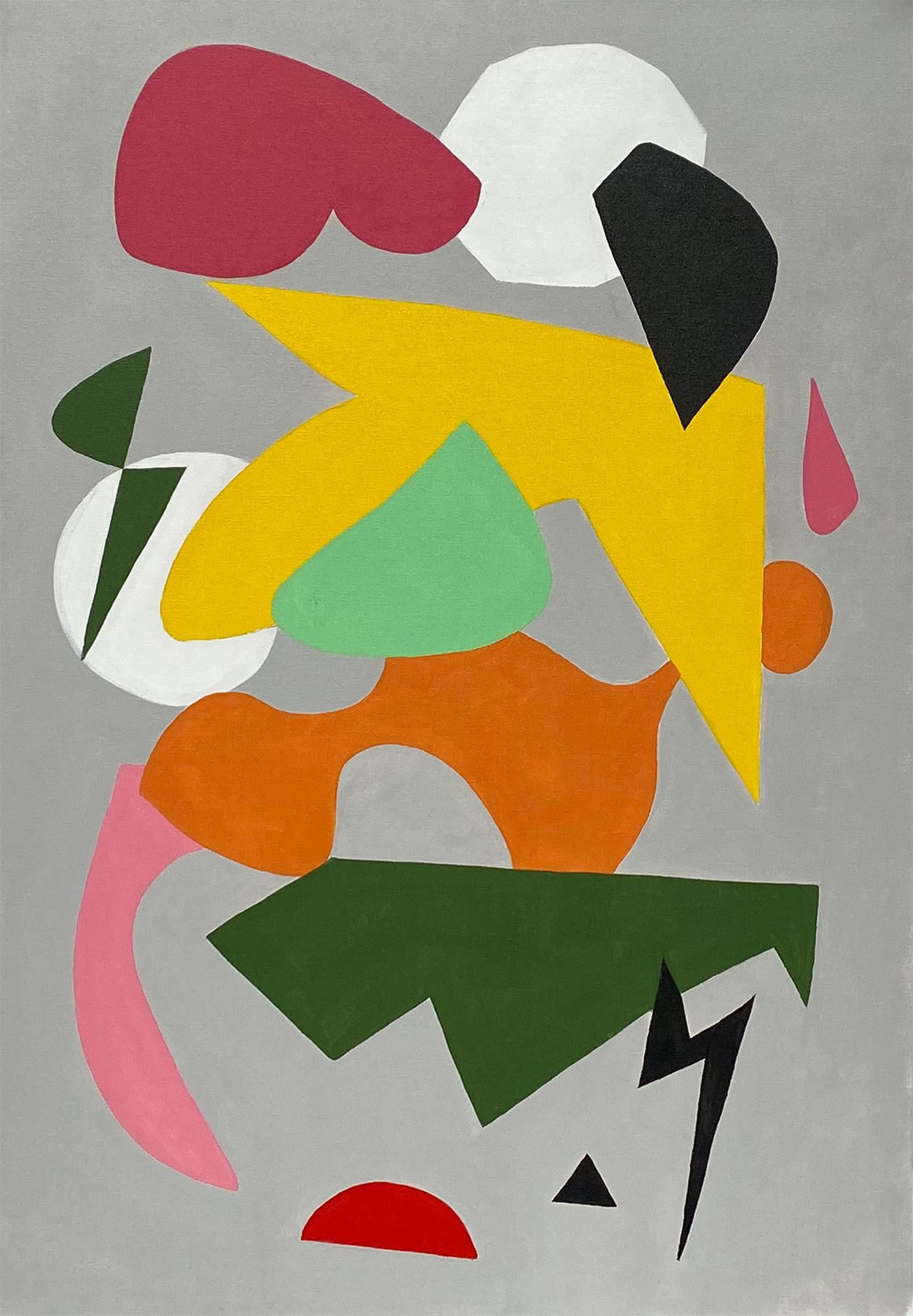 Igor Dukic - Play of Wisdom, Abstract Painting For Sale at 1stDibs