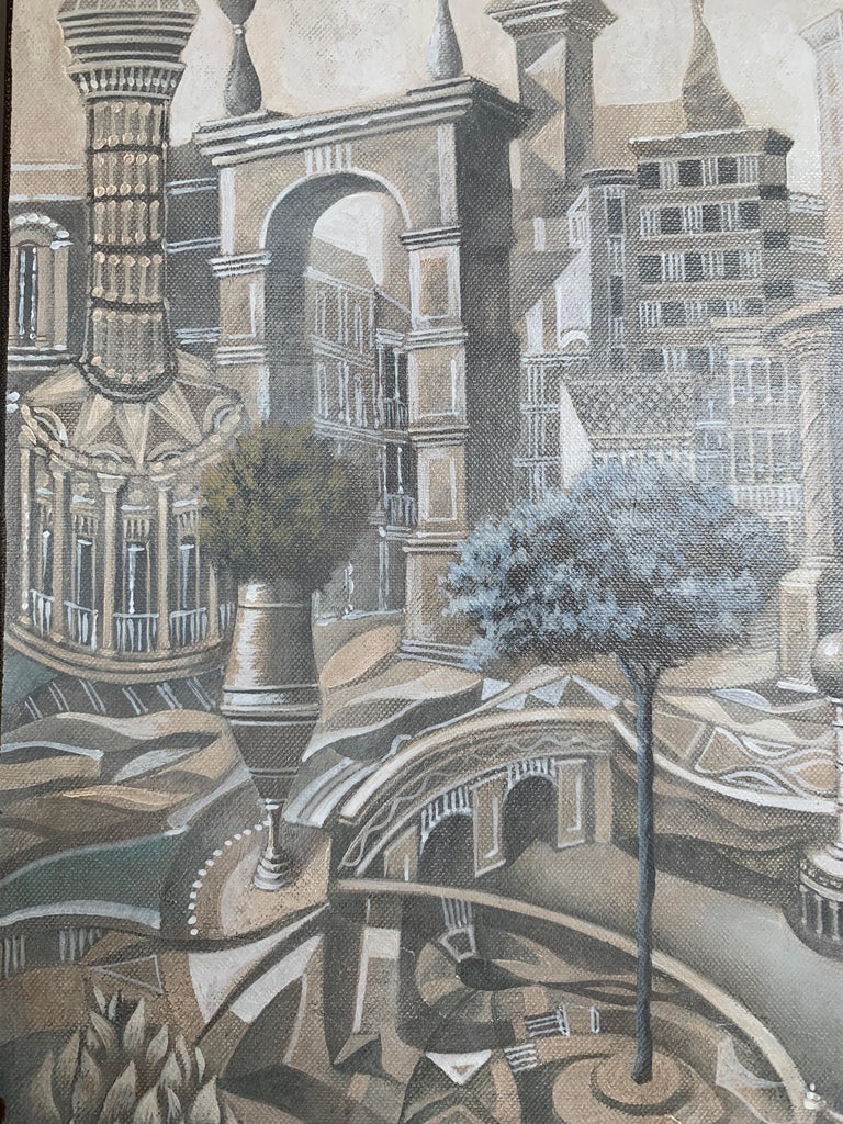 Igor Fomin - The case in the mezzanine- landscape of imaginary city ...