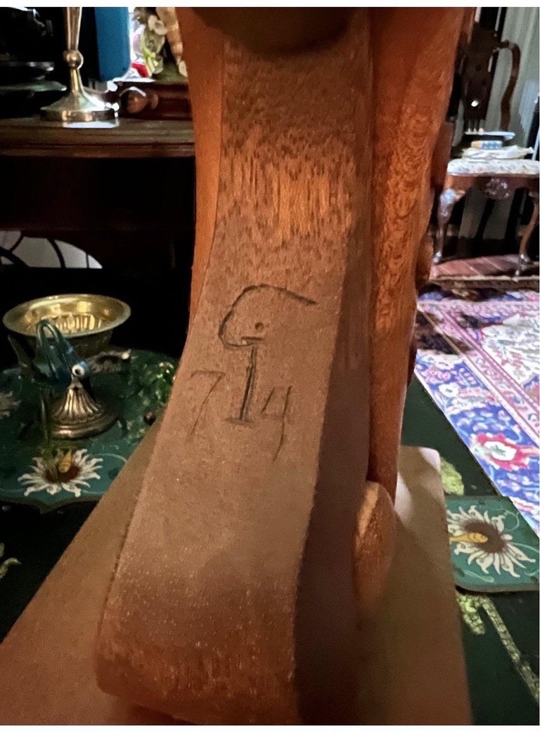 Igor Givotovsky “Spitting Eddie” Mahogany Figural Puzzle Polyglyph ...