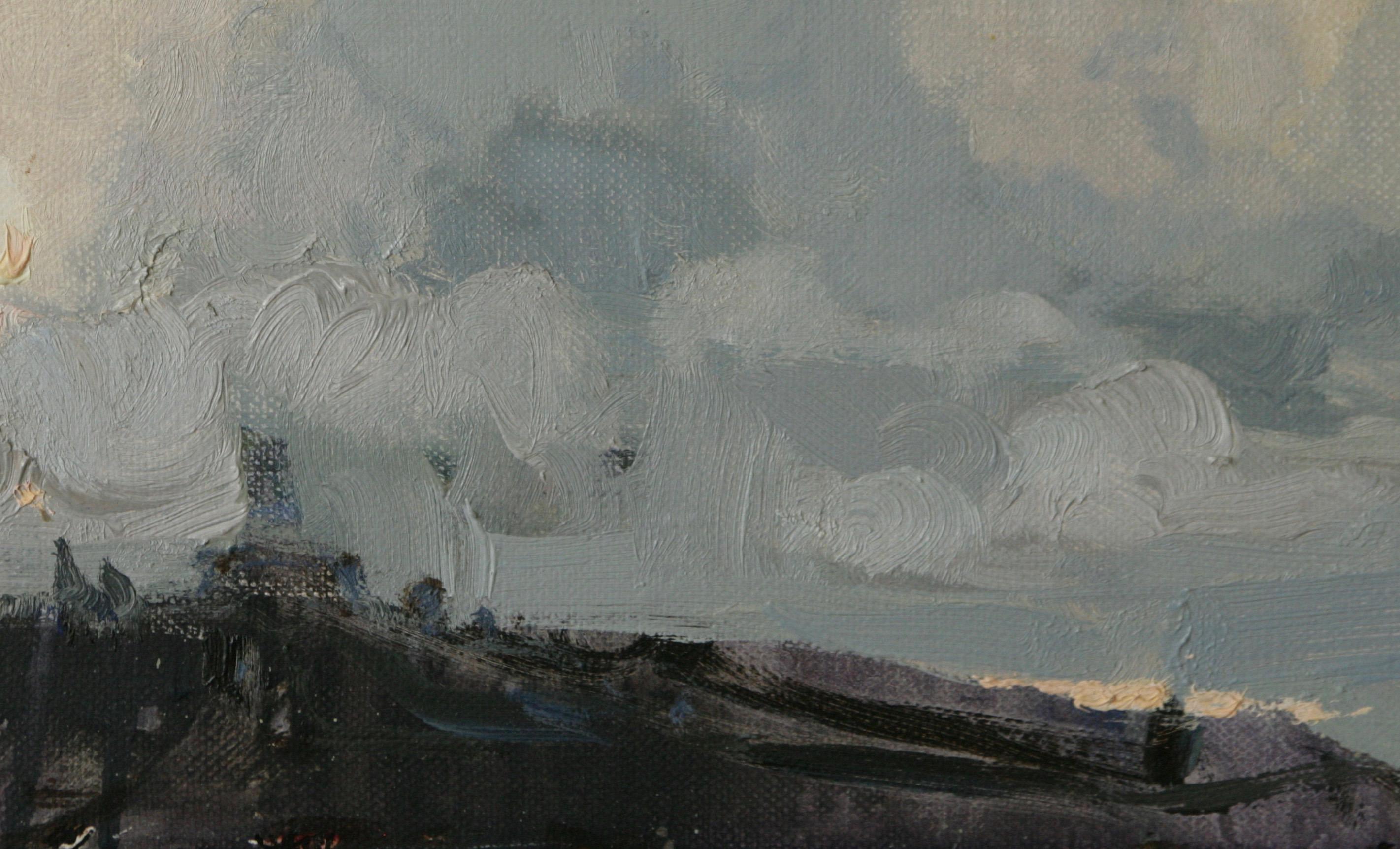 Igor Shiplin - PASSING STORM SALCOMBE..Igor Shipilin contemporary Russian artist For Sale at 1stDibs