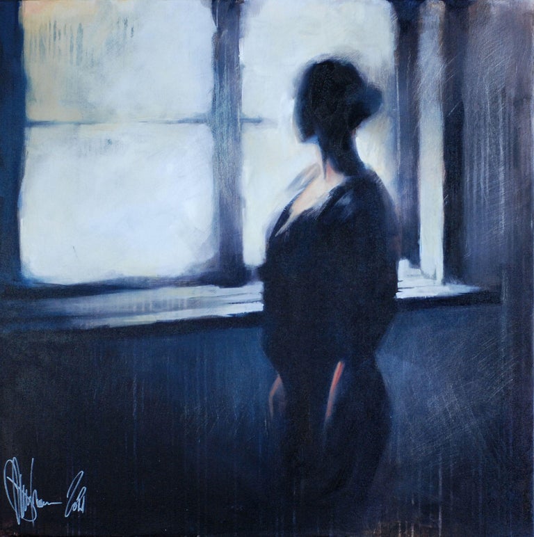 Igor Shulman - Expectation. Allegory., Painting, Oil on Canvas For Sale ...