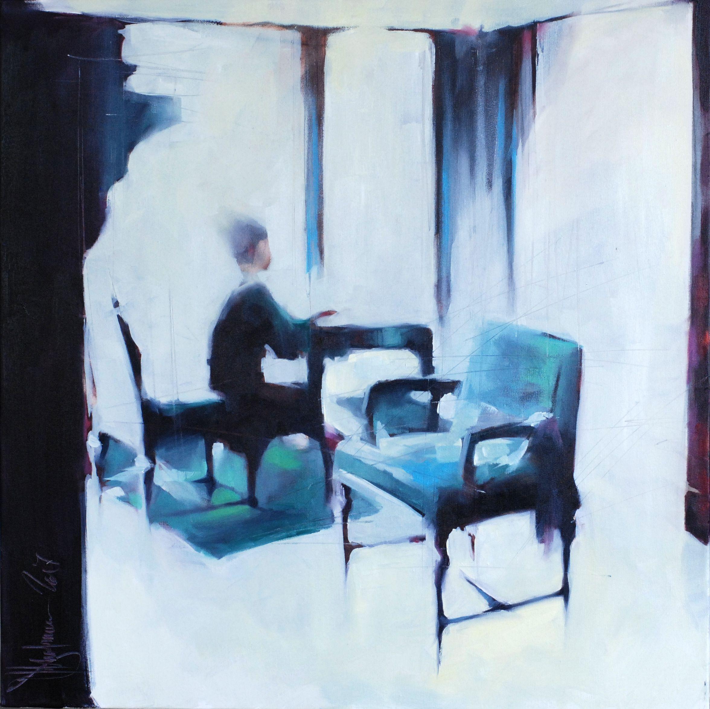 Igor Shulman - In the green space., Painting, Oil on Canvas For Sale at ...