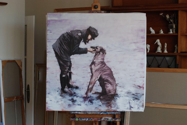 Igor Shulman - Project "Winter Tales" III., Painting, Oil on Canvas For ...