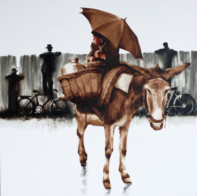 Igor Shulman - The world of adults., Painting, Oil on Canvas For Sale ...