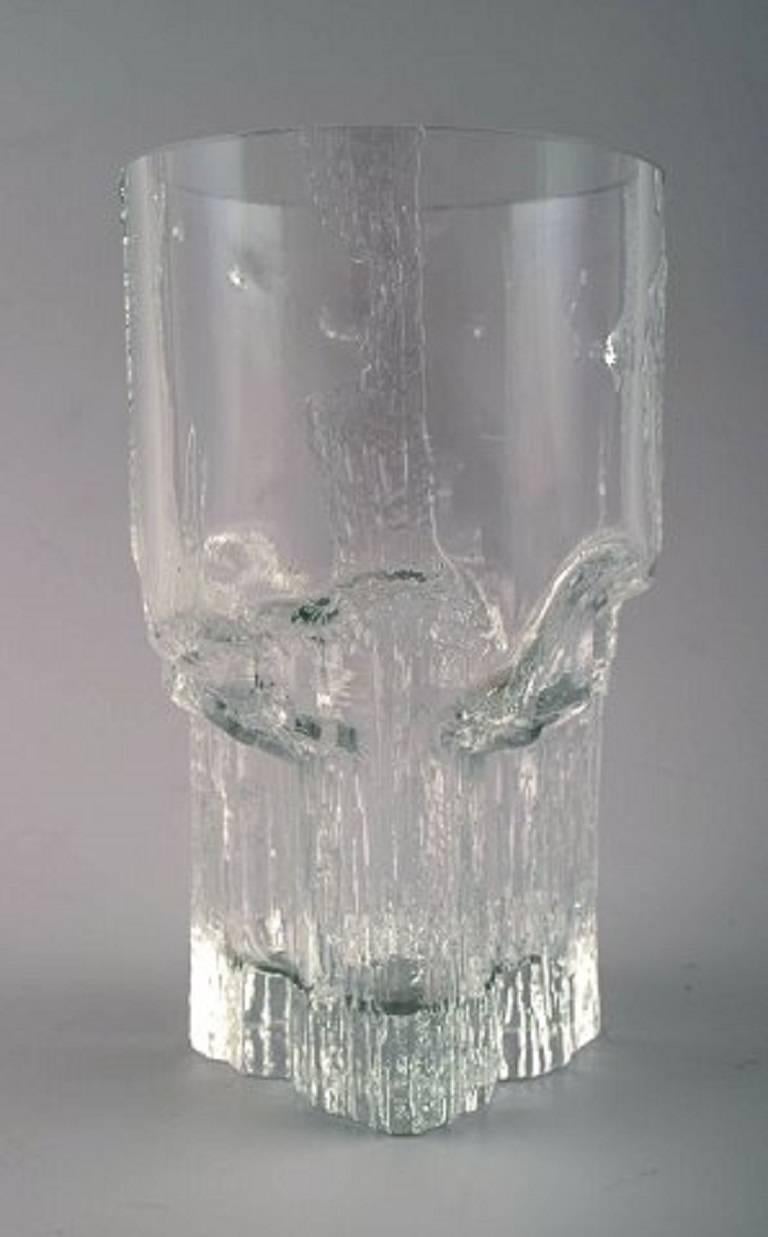 Iittala, Tapio Wirkkala Art Glass Vase, Beautiful Finnish Design at 1stDibs