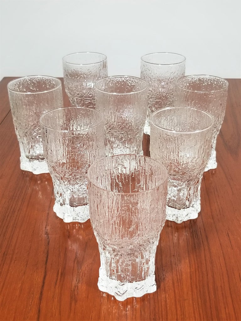 Iittala Finland Midcentury Glassware Set of 8 at 1stDibs | finland ...