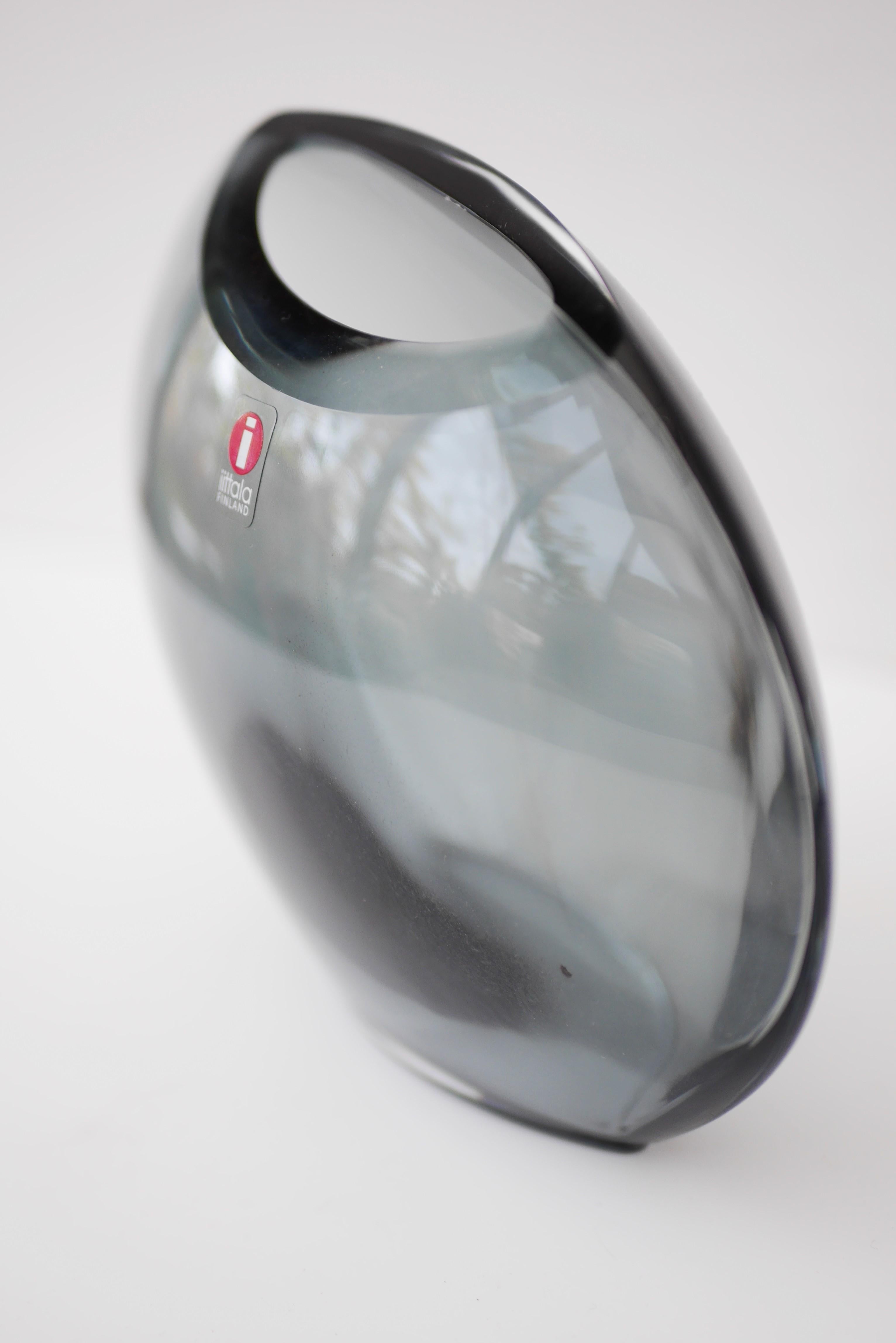 Iittala Vase, Known as “Aava”, Made and Signed by Markku Salo For Sale ...