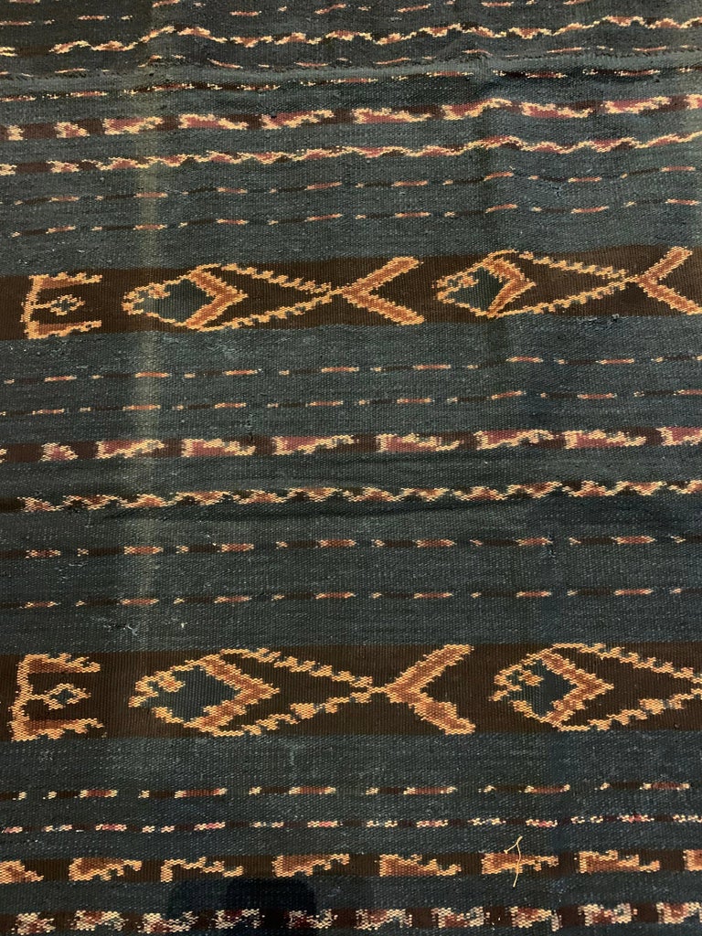 Ikat Textile from Maluku, Indonesia with Stunning Naturally Coloured ...
