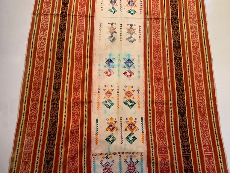 Ikat Textile from Timor Stunning Tribal Motifs and Colors, Indonesia c ...