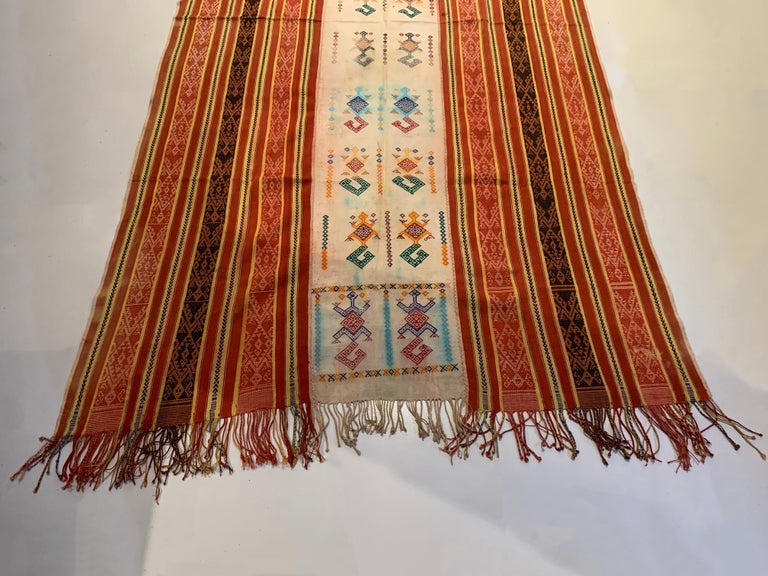 Ikat Textile from Timor Stunning Tribal Motifs and Colors, Indonesia c ...