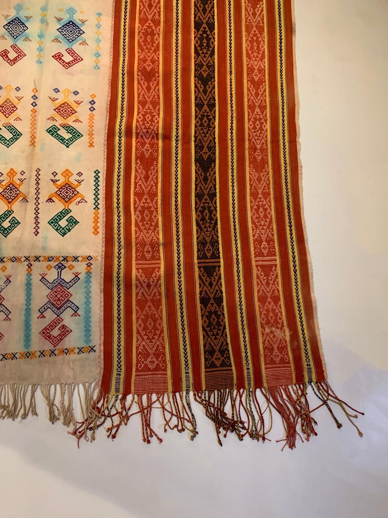 Ikat Textile from Timor Stunning Tribal Motifs and Colors, Indonesia c ...