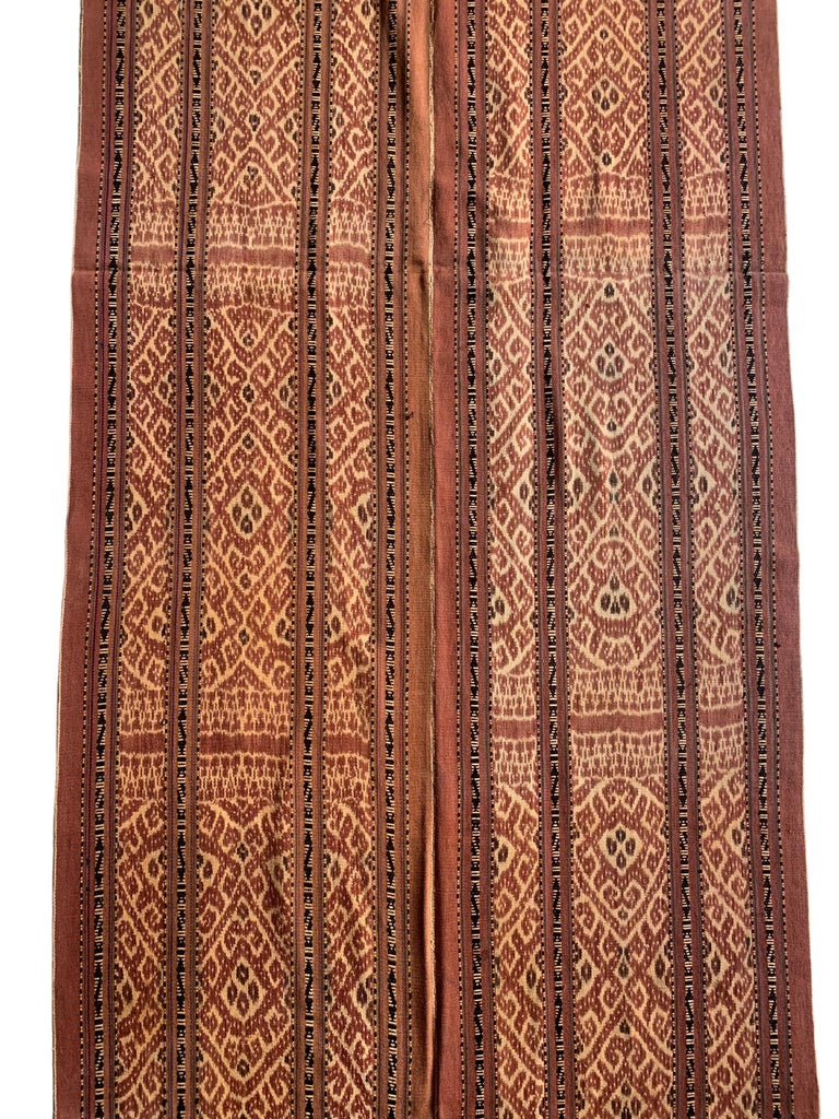 Ikat Textile from Timor with Stunning Tribal Motifs and Colors ...