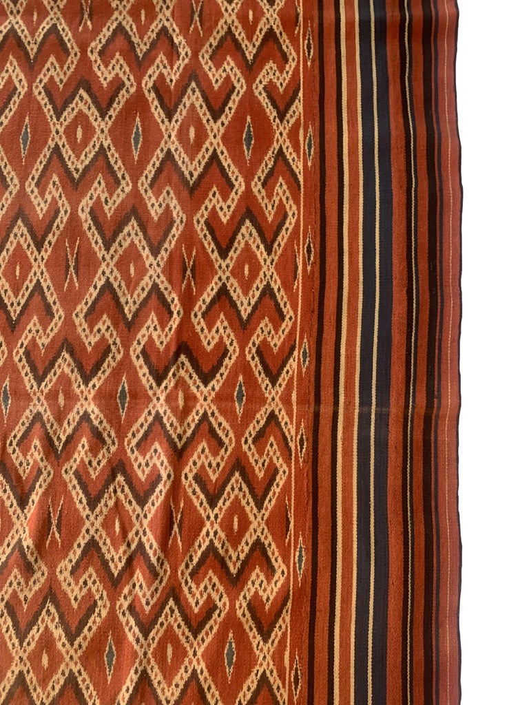 Ikat Textile from Toraja Tribe of Sulawesi with Stunning Tribal Motifs ...