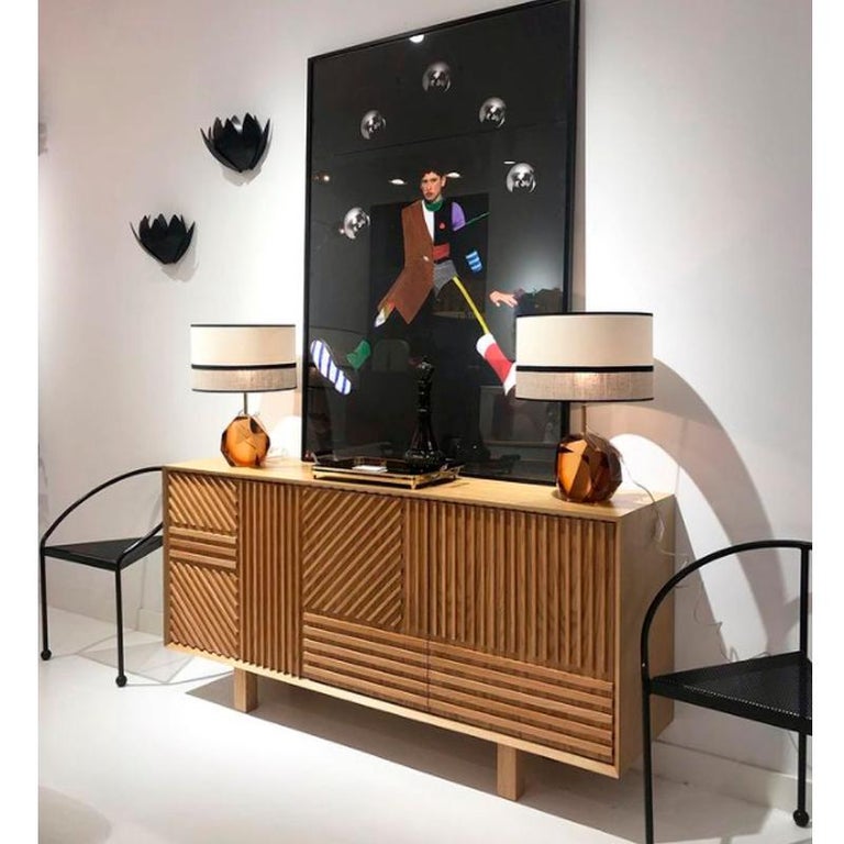 IKB 191 Slat Door Front Doors Oakwood Sideboard, Spain, 2021 For Sale ...