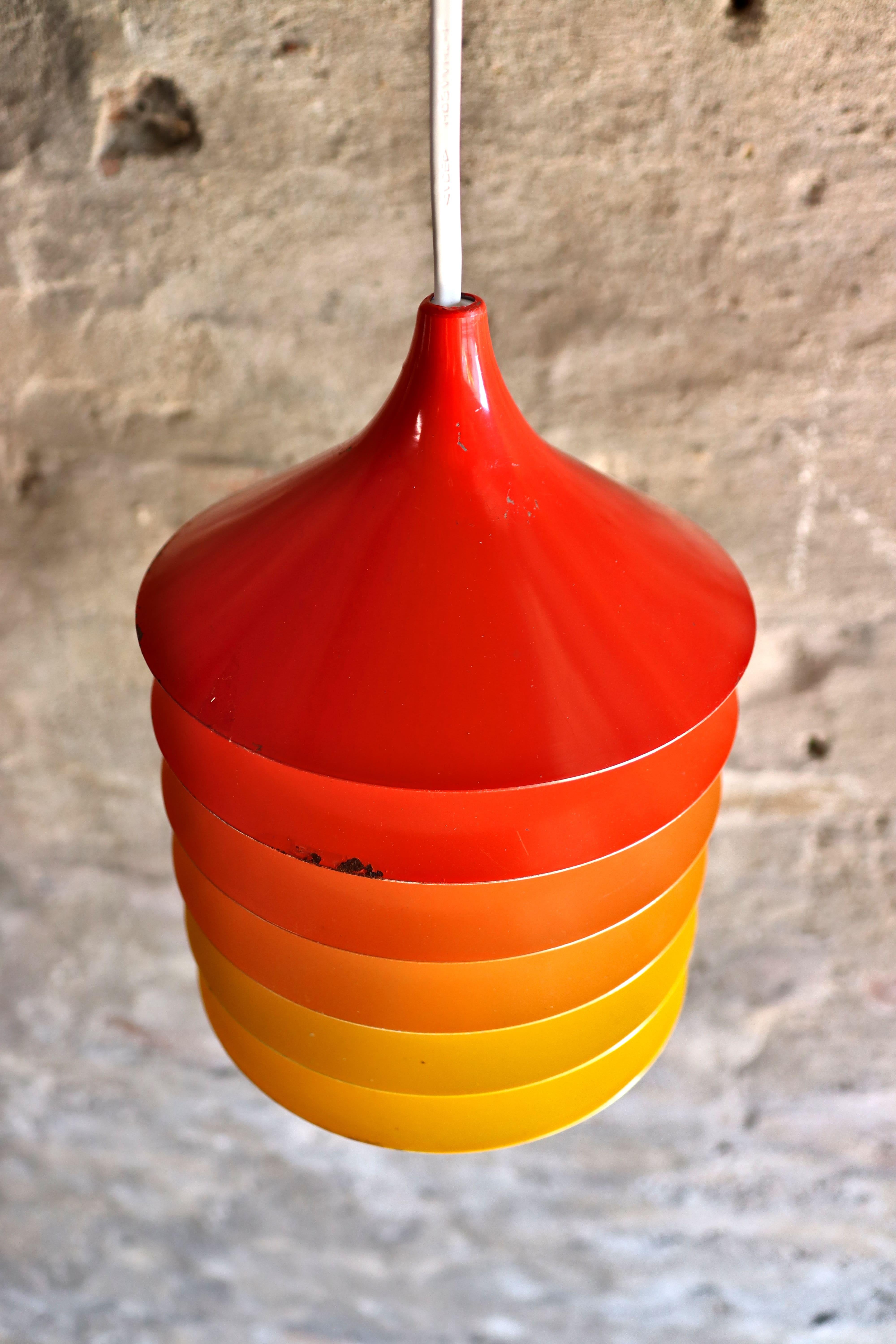 IKEA, Duett Pendant Light, Red, Bent Gantzel Boysen, 1980s For Sale at ...
