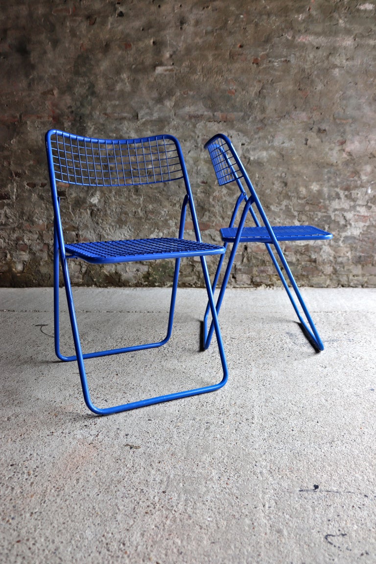 Ikea, Rappen, Ted Net Chair, Blue, Niels Gammelgaard, 1976 For Sale at ...