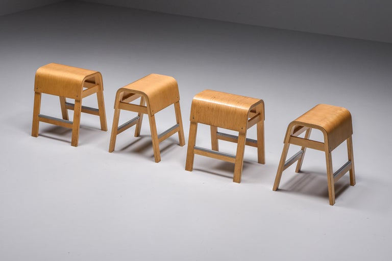Ikea, Scandinavian Design Stools, Swedish, 1970's, Mid-Century Modern ...