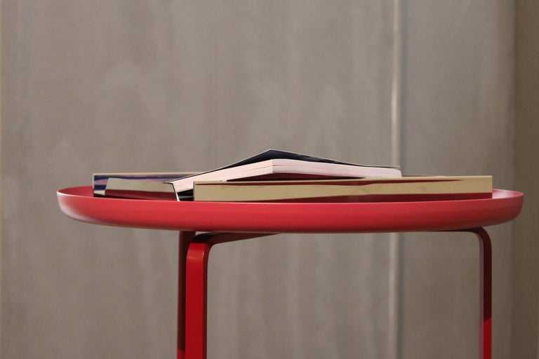 Italian Contemporary Steel Concave Coffee Table, "II Cugino" by Errante ...